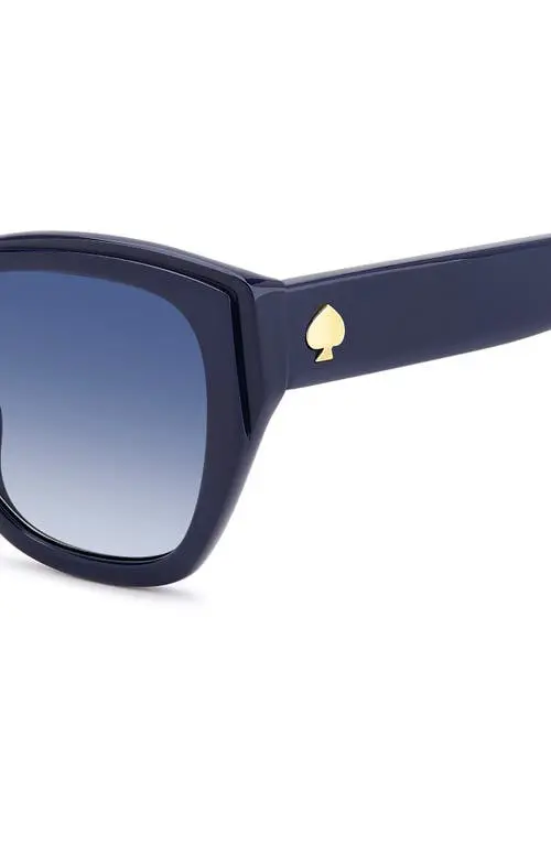 Kate Spade New York Yolanda Cat Eye Sunglasses - Blue/dark Blue