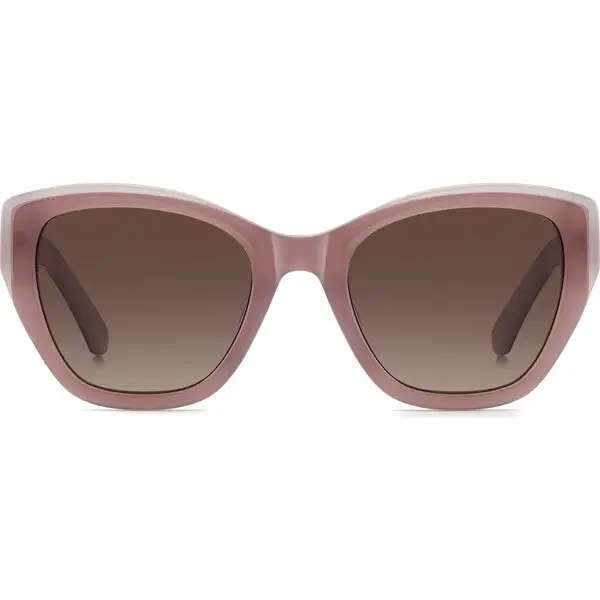 Kate Spade New York Yolanda Cat Eye Sunglasses - Brown/brown
