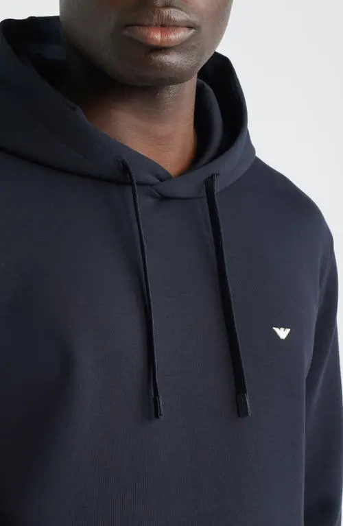 Emporio Armani Embroidered Logo Hoodie