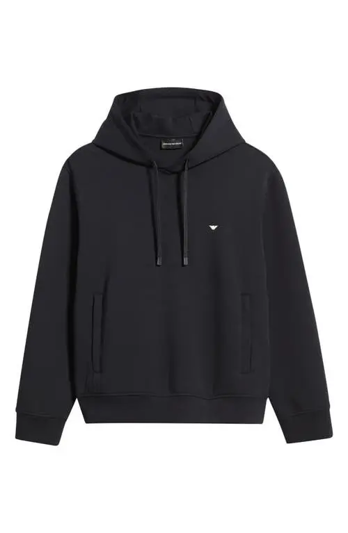Emporio Armani Embroidered Logo Hoodie
