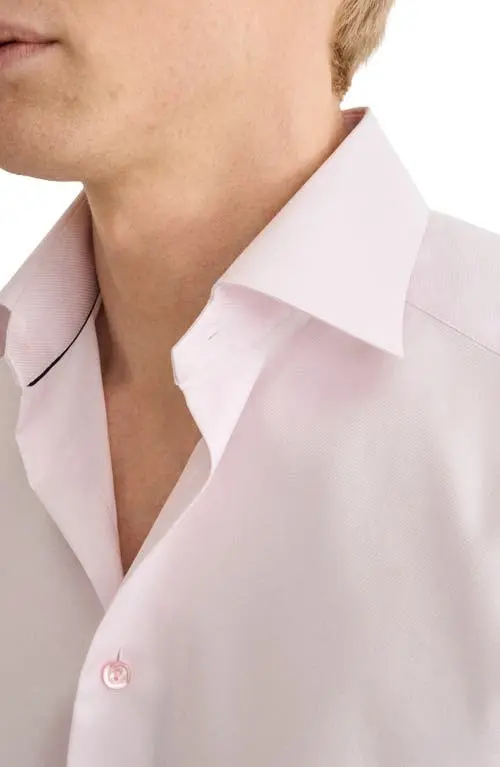 Eton Slim Fit Textured Dress Shirt