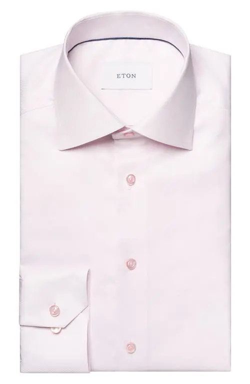 Eton Slim Fit Textured Dress Shirt