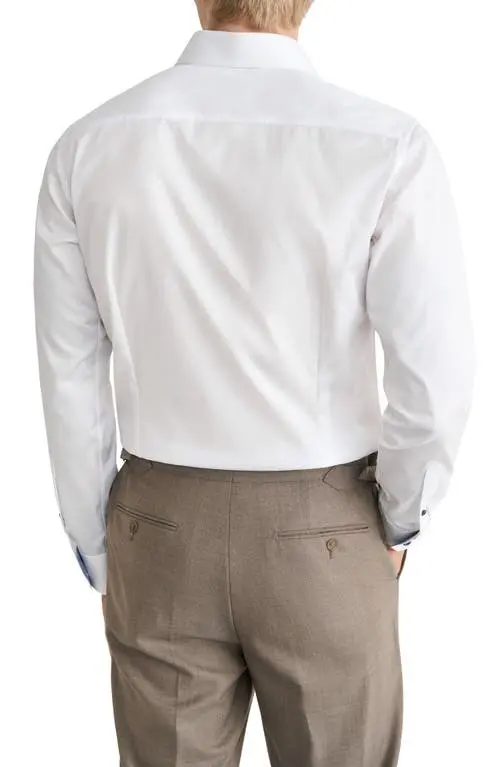 Eton Slim Fit Twill Dress Shirt - White