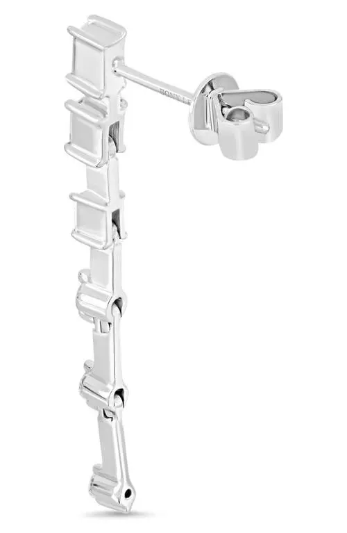 Bony Levy 18k Gold Diamond Linear Drop Earrings