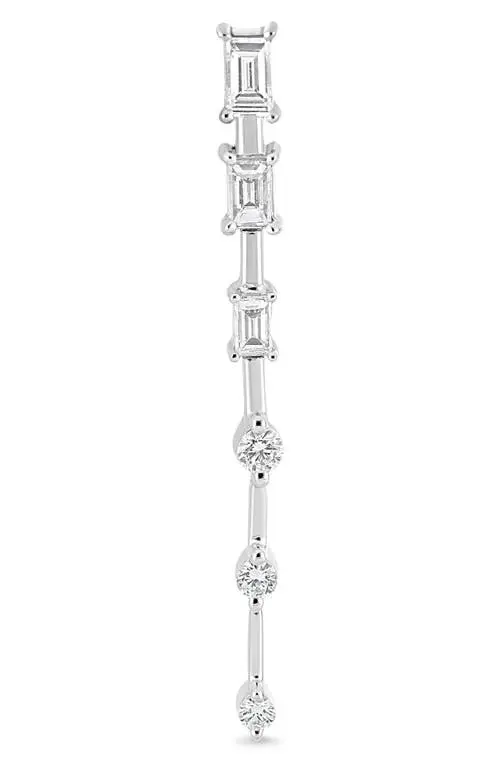 Bony Levy 18k Gold Diamond Linear Drop Earrings
