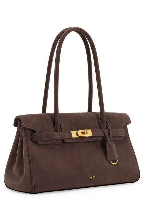Jw Pei Yara Faux Leather Shoulder Bag - Mocha Brown