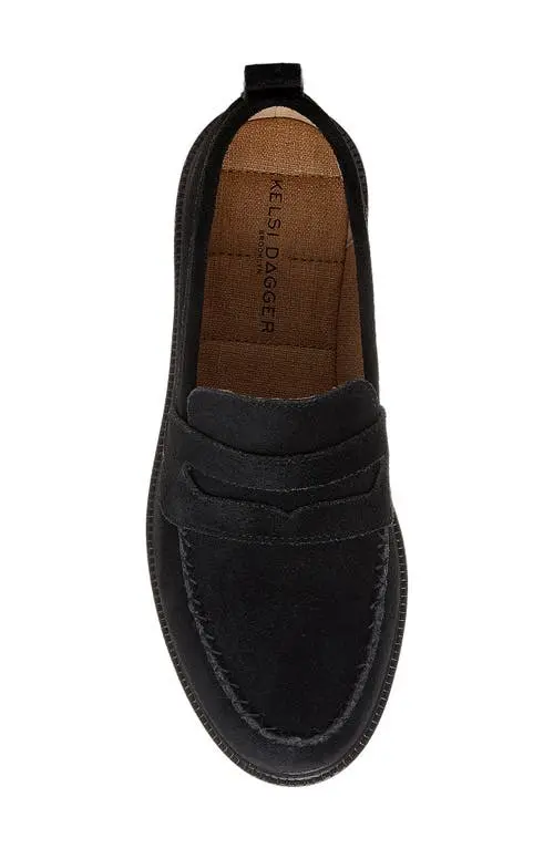 KELSI DAGGER BROOKLYN Lens Penny Loafer - Black