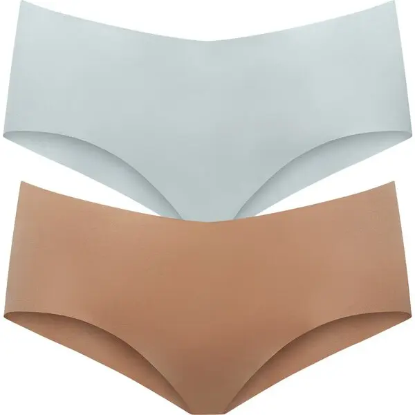 THIRDLOVE Assorted 2-pack Zero Edge™ Invisible Hipsters - Mocha/daydream