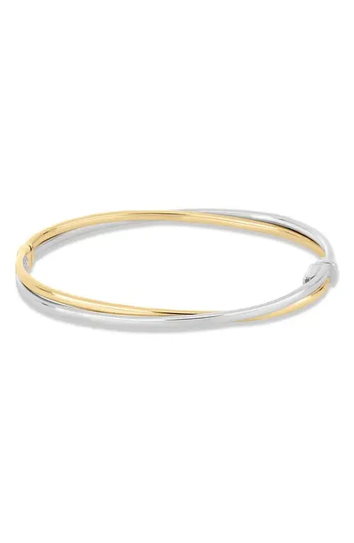 Bony Levy 14k Gold Two Tone Double Bangle Bracelet - 14k Two Tone