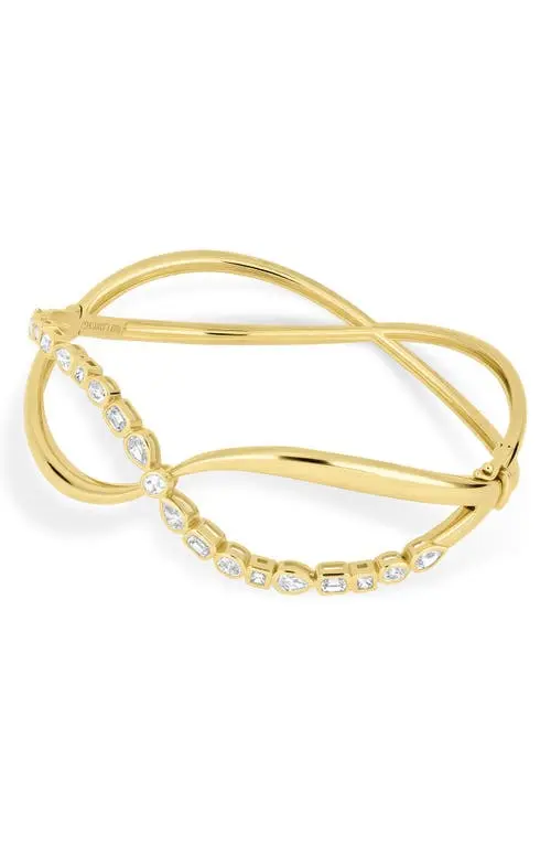 Bony Levy Maya Diamond Crossover Bangle Bracelet