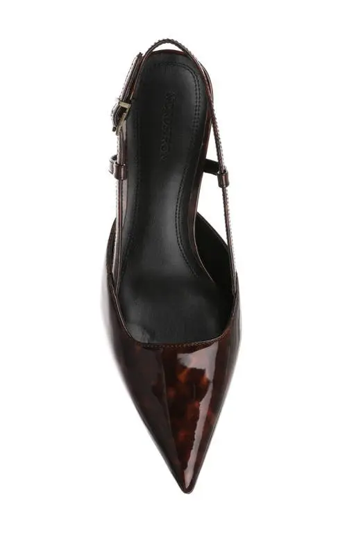 Nordstrom Lana Pointed Toe Slingback Pump - Brown Tortoise