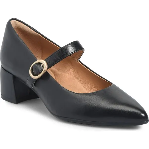 SOFFT Stacy Pointed Toe Mary Jane Pump - Black
