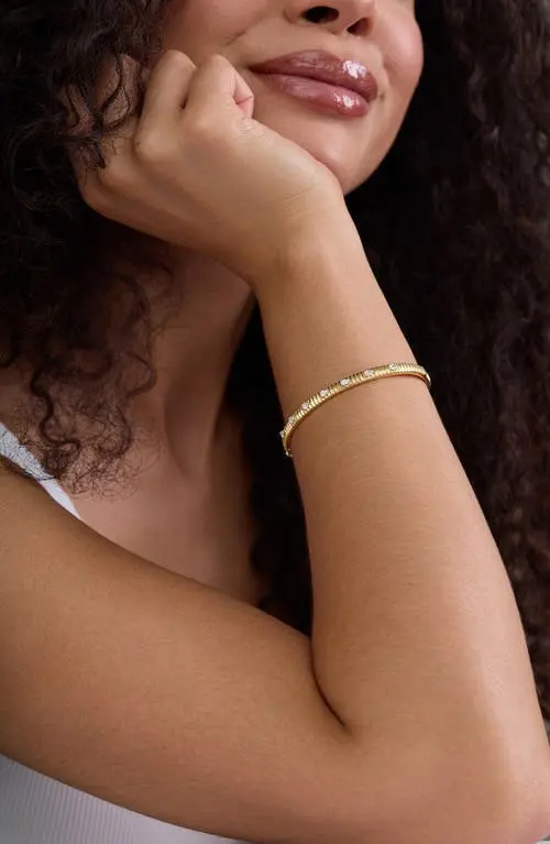 Bony Levy 18k Gold Diamond Bangle Bracelet