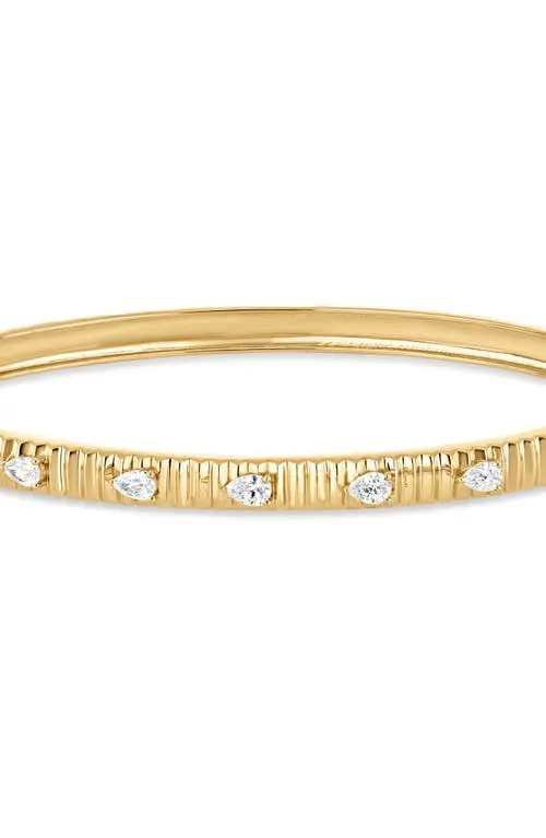 Bony Levy 18k Gold Diamond Bangle Bracelet