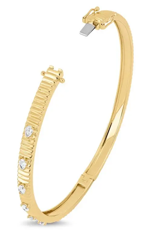 Bony Levy 18k Gold Diamond Bangle Bracelet