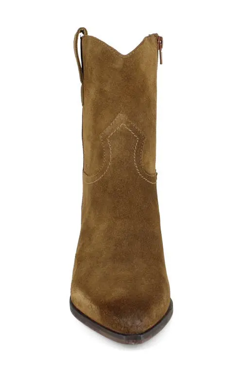ZIGI Western Boot - Cuoio Suede