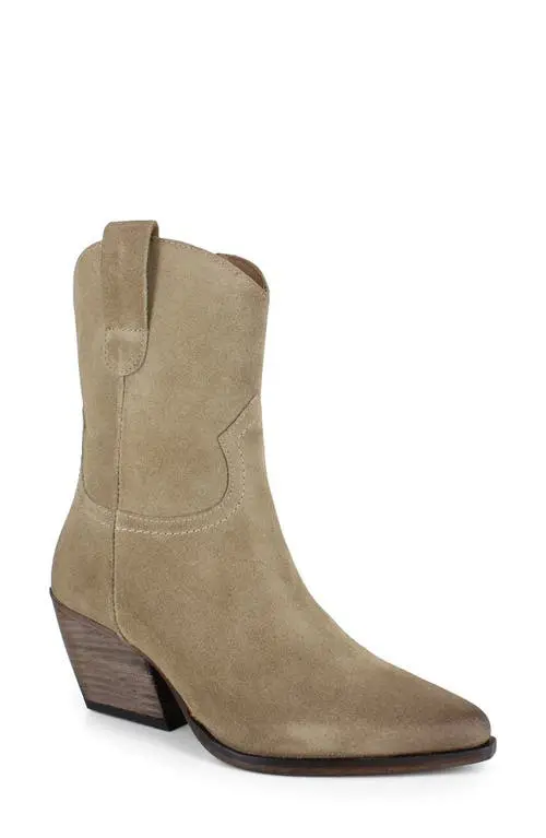 ZIGI Western Boot - Sand Suede