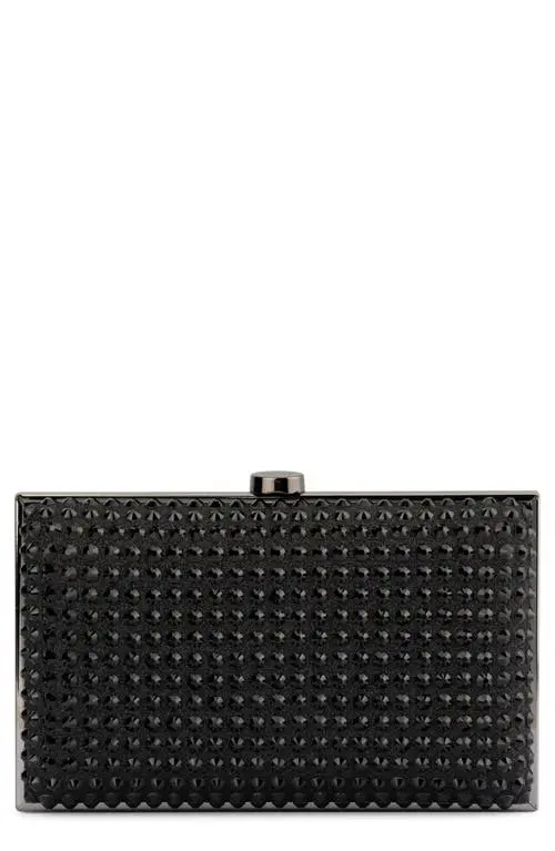 OLGA BERG Manuela Hotfix Frame Clutch - Black