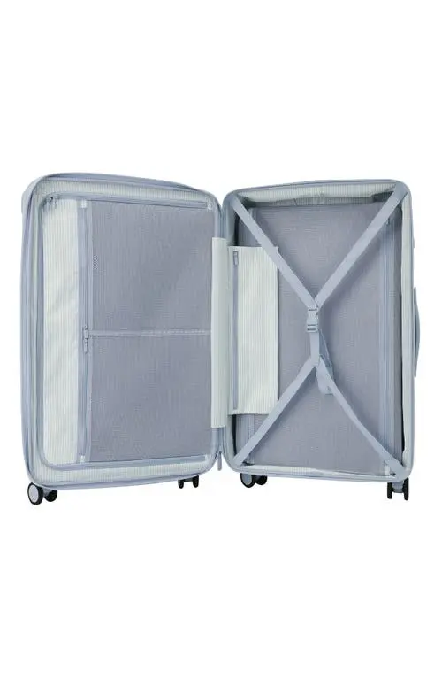 HEDGREN Nostos Glossy Large Spinner Suitcase - Aither Blue