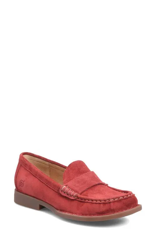 BØRN Marlina Loafer - Red Suede