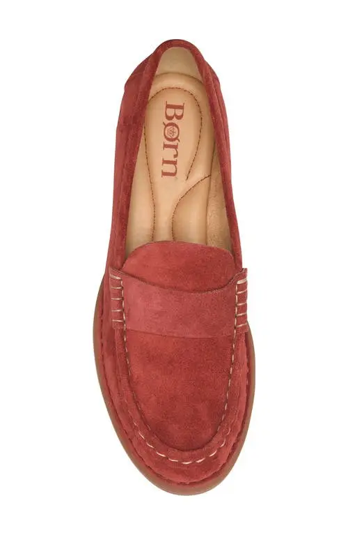 BØRN Marlina Loafer - Red Suede