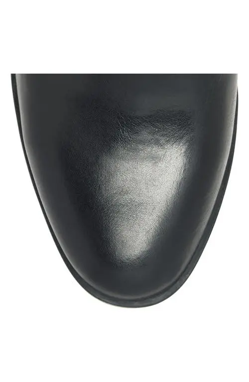 BØRN Elina Block Heel Bootie - Black Leather