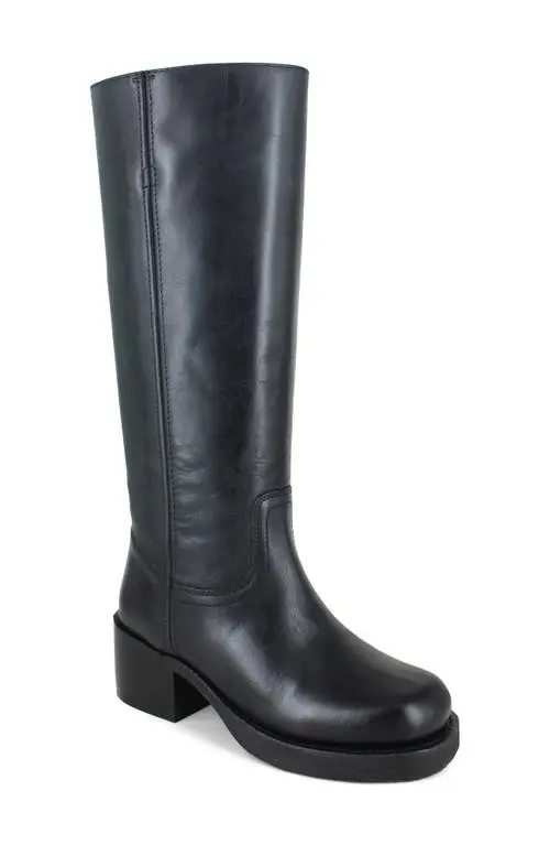 ZIGI High Boot - Black Leather