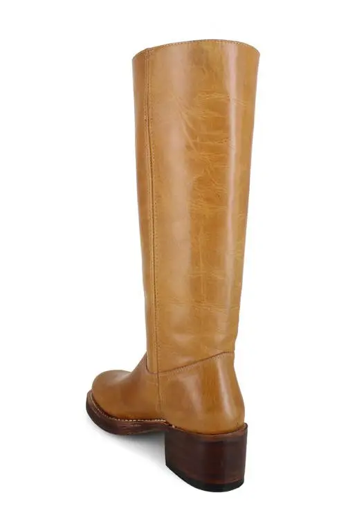 ZIGI High Boot - Tan Leather