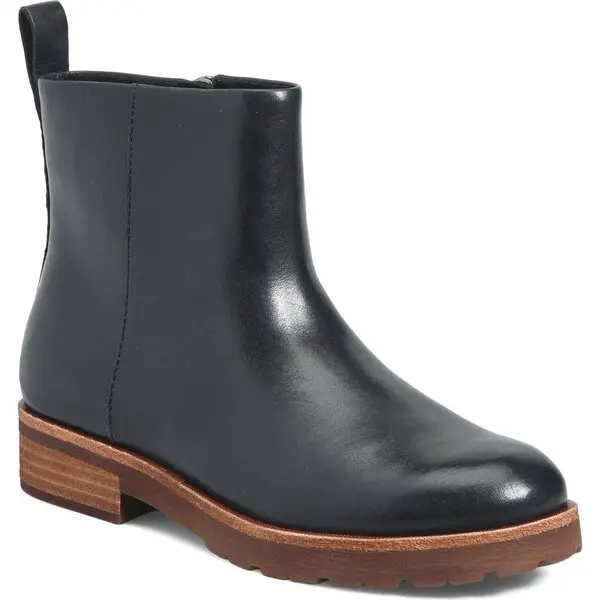 Kork-Ease® Betheny Bootie - Black Leather