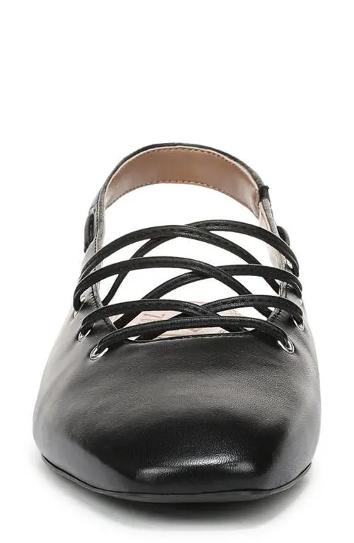 Naturalizer Cove Slingback Flat - Black Leather