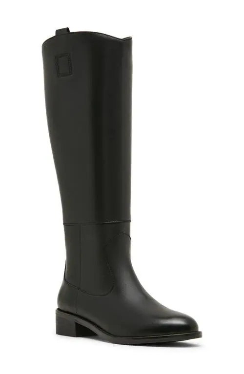 Blondo Carolena Waterproof Knee High Boot - Black Leather