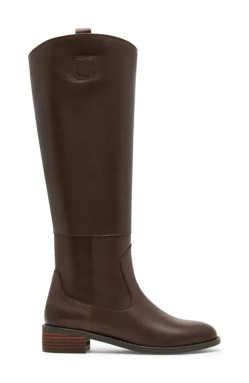 Blondo Carolena Waterproof Knee High Boot - Chocolate Leather