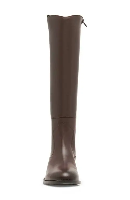 Blondo Carolena Waterproof Knee High Boot - Chocolate Leather