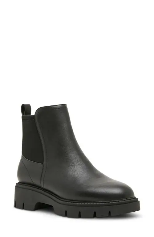 Blondo Kyra Waterproof Lug Sole Chelsea Boot - Black Leather