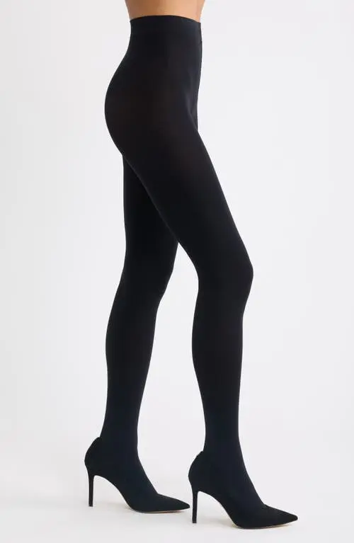Nordstrom Everyday Assorted 2-pack Sheer & Opaque Tights - Black