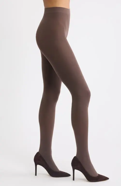 Nordstrom Sheer & Opaque Tights 2-pack - Brown Seal