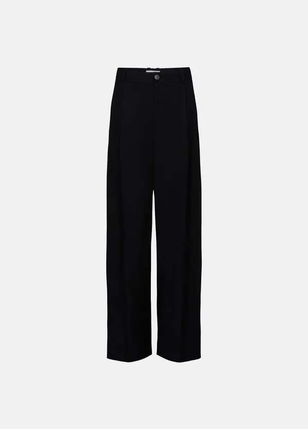 Vince Linen-blend High-waist Trouser