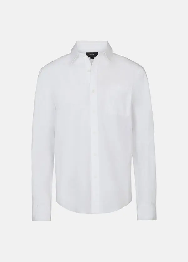 Vince Cotton Poplin Button-front Shirt