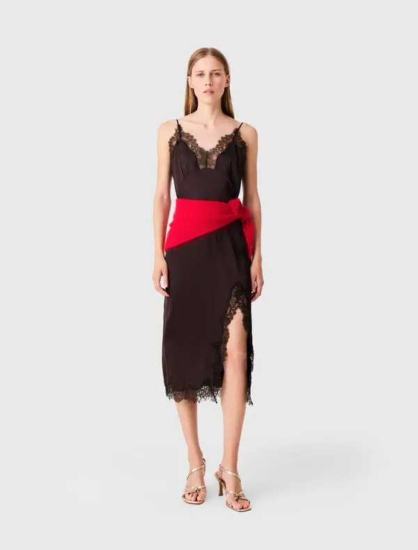 Maje Midi Slip Dress