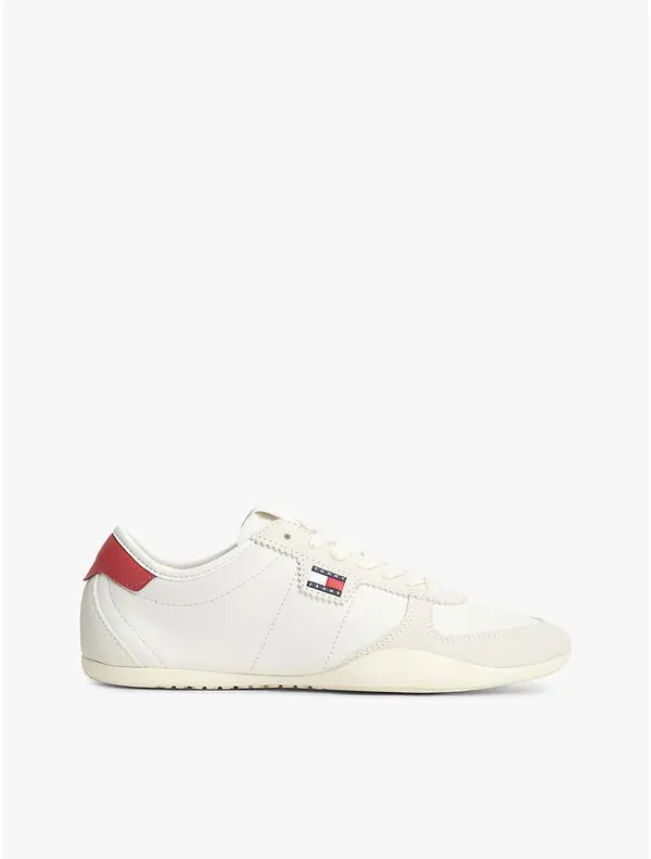 Tommy Hilfiger Leather Ballet Sneaker - Red/white/blue