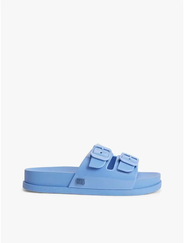 Tommy Hilfiger Double-strap Jelly Sandal - Blue Note