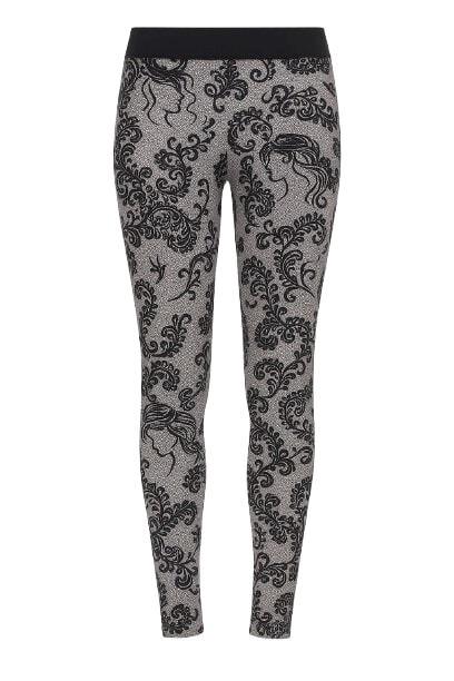 CONQUISTA Lace Leggings - Black