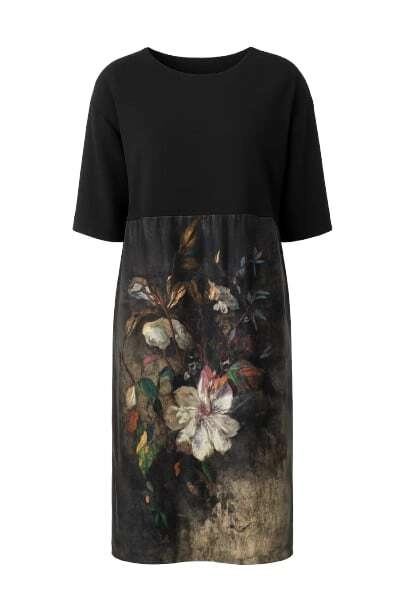 CONQUISTA Wide Dress - Black
