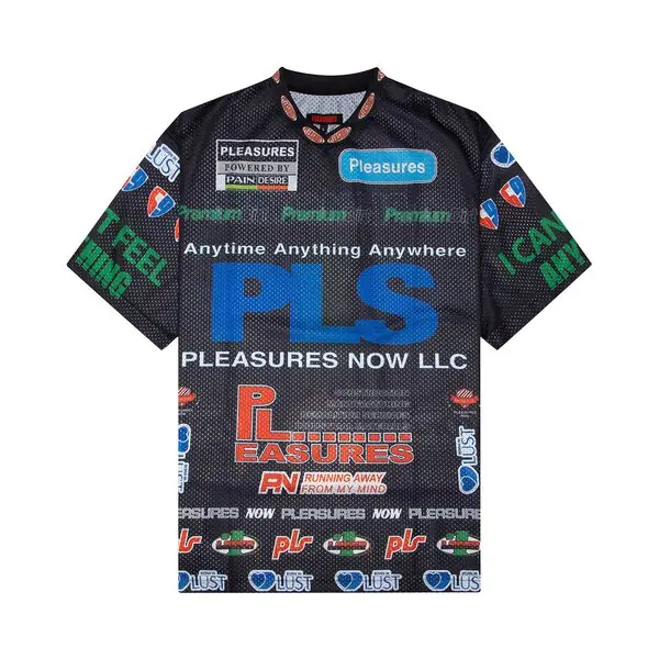 PLEASURES Oral Mesh Shirt - Black