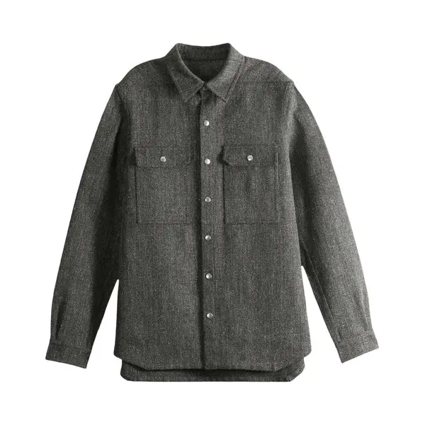 Rick Owens Outershirt 'carbone - Grey