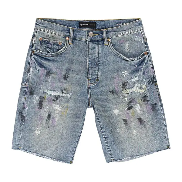 PURPLE BRAND Aged Vintage Destroy Skinny Jeans 'indigo - Blue