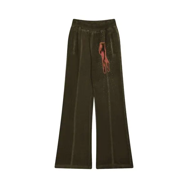 DIESEL® Quinn Double-knit Track Pants 'olive