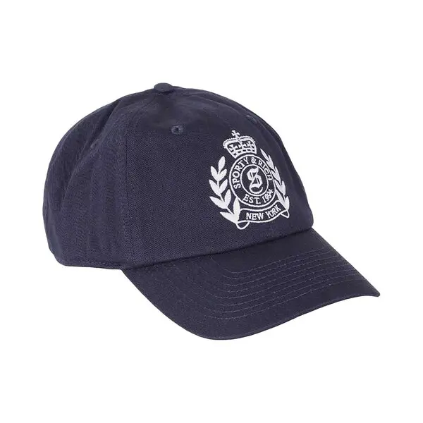SPORTY & RICH Ny Crest Hat 'dark Navy/white