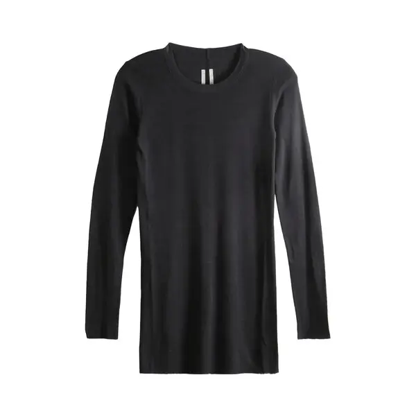 Rick Owens Rib Long-sleeve T-shirt - Black