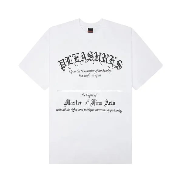 PLEASURES Degree T-shirt - White